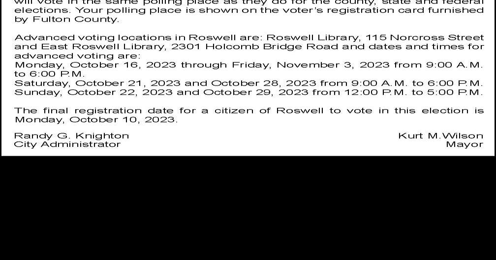 Notice of General Election | Legal Notices | appenmedia.com