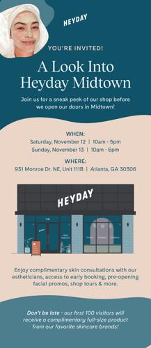 Preview Atlanta’s Newest Facial Studio at Heyday Midtown’s Open House ...