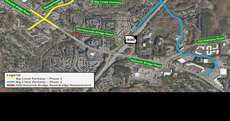 Roswell gives update on Holcomb Bridge traffic relief project ...
