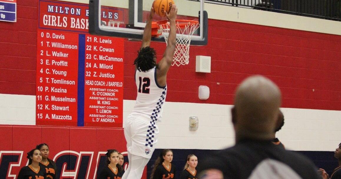 Milton boys basketball puts on show against Lanier | Milton News ...