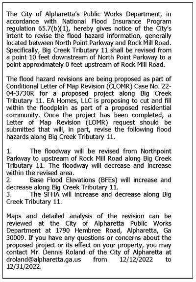 Conditional Letter of Map Revision (CLOMR) Case No. 22-04-3730R | Legal ...
