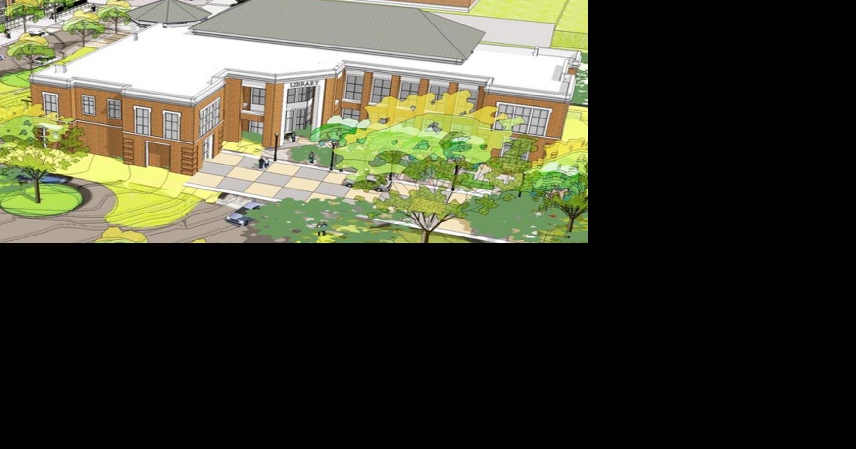 New Alpharetta library unveiled: 2-story building to fit in City Center ...