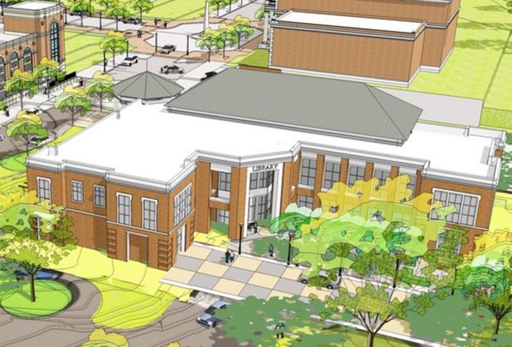 New Alpharetta library unveiled: 2-story building to fit in City Center ...