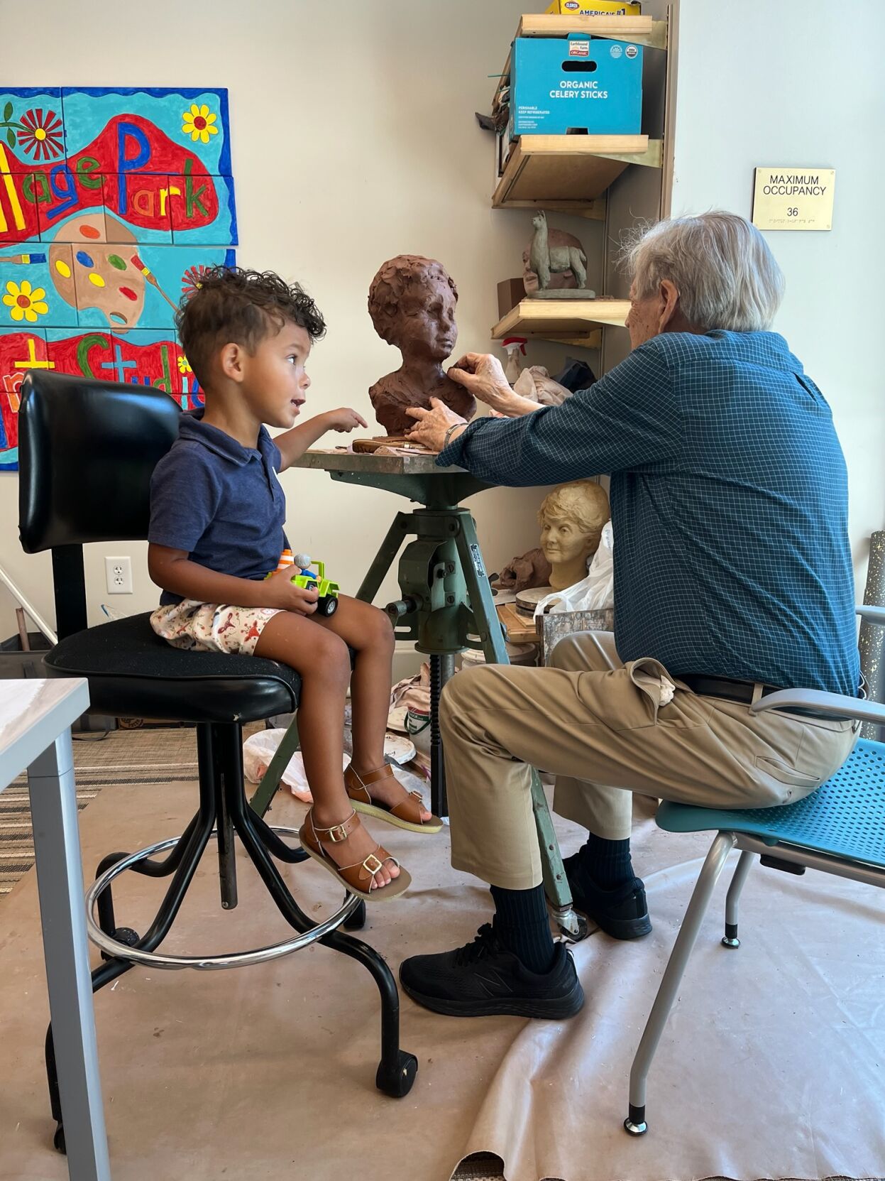 Retired Alpharetta sculptor creates family with his hands | Alpharetta ...