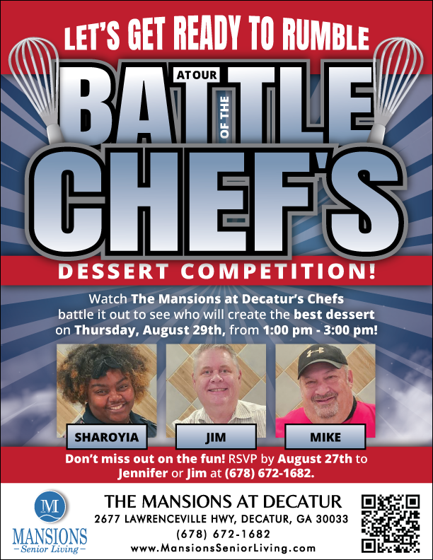 Battle of the Mansions Chefs At The Mansions at Decatur | Calendar ...