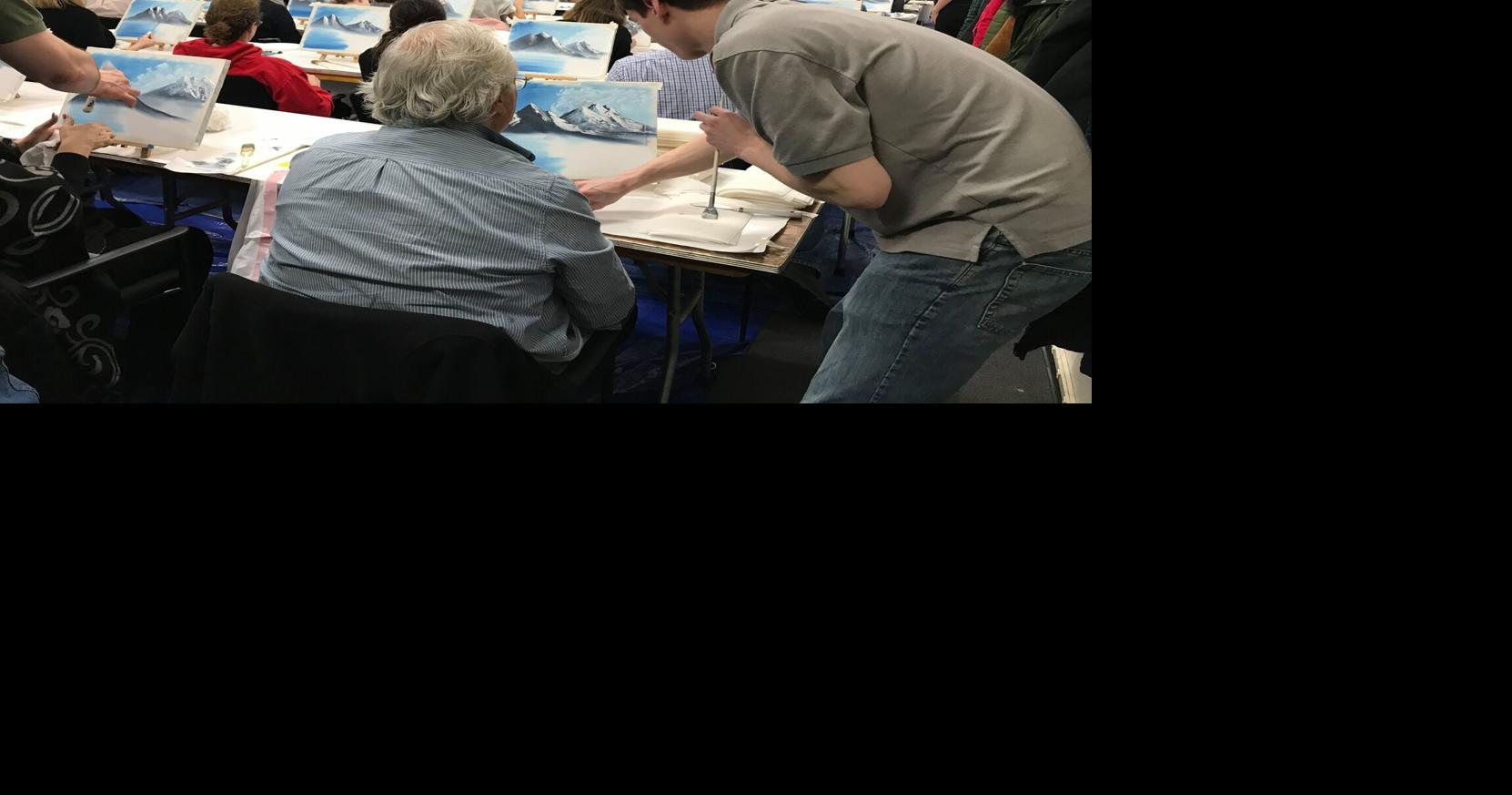 Certified Bob Ross instructor teaches local painting classes | Dunwoody ...