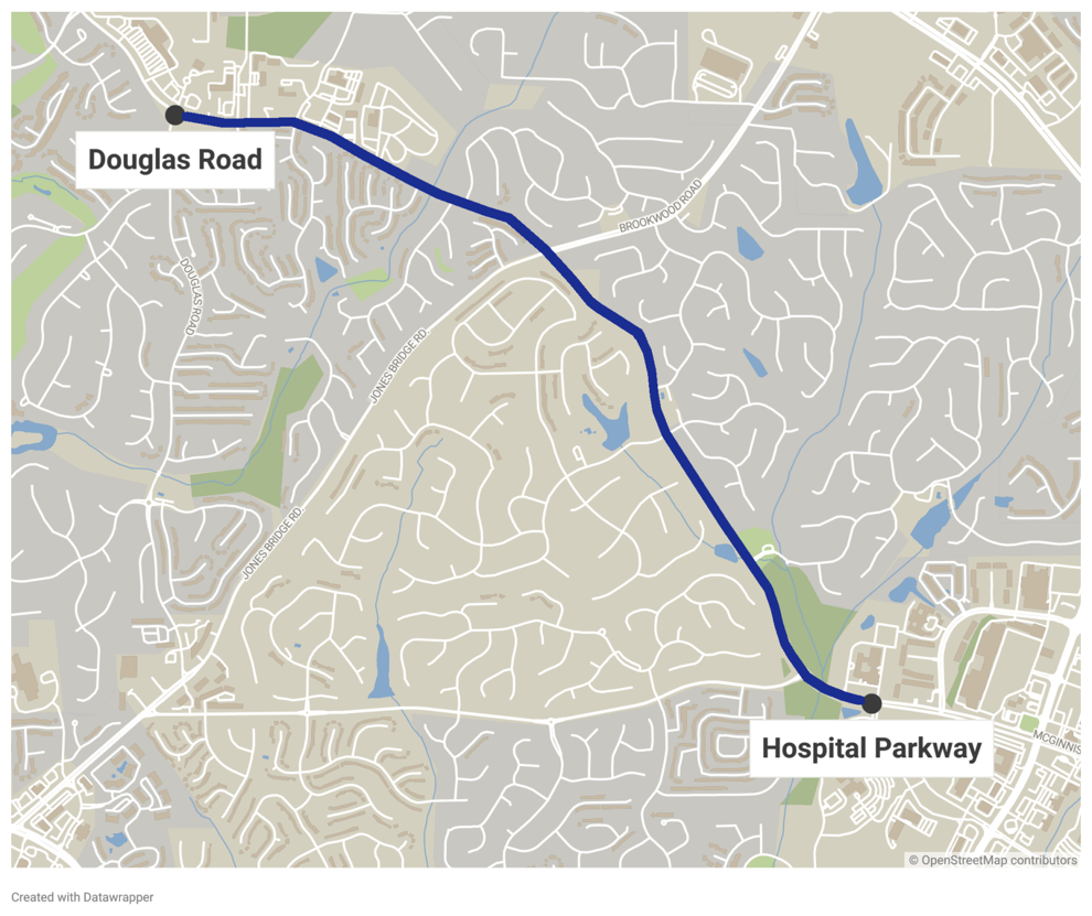 Forsyth County putting ‘finishing touches’ on McGinnis Ferry Road ...