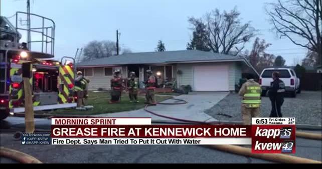 Kennewick house fire sparks after grease fire in kitchen | Local News ...