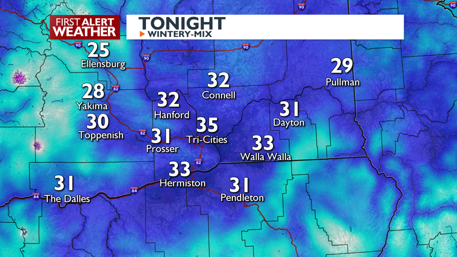 Friday Weather Forecast: Wintery-mix weekend, wind gusts continue ...