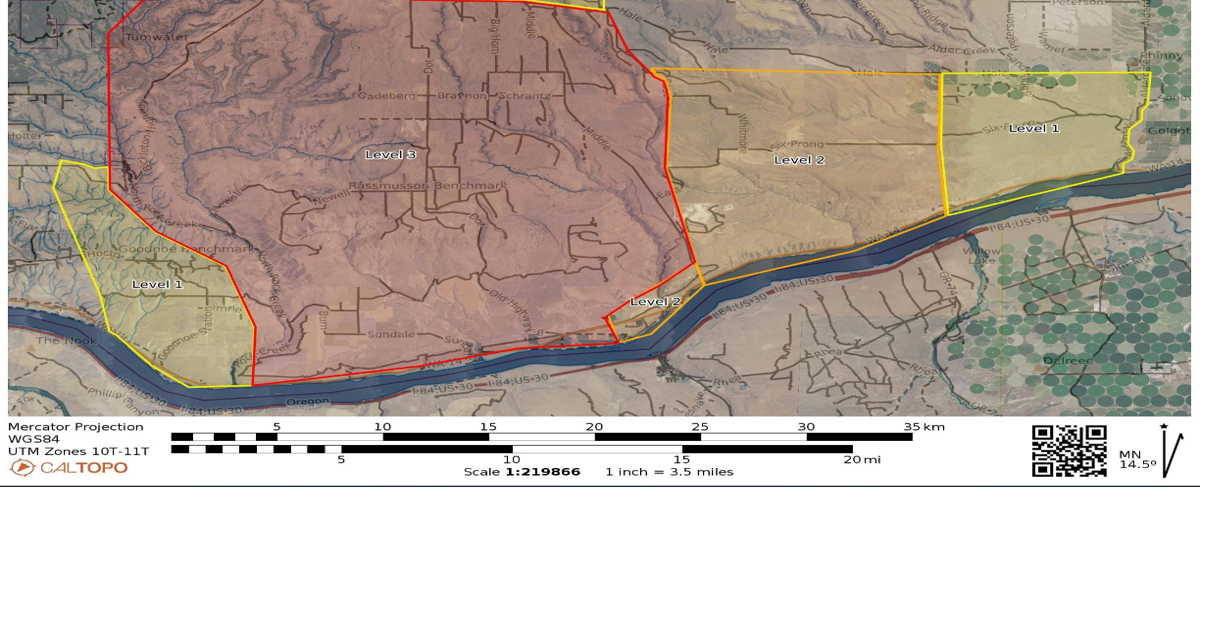 NEWELL ROAD WILDFIRE BLOG: New Level 3 evacuations for Cleveland ...