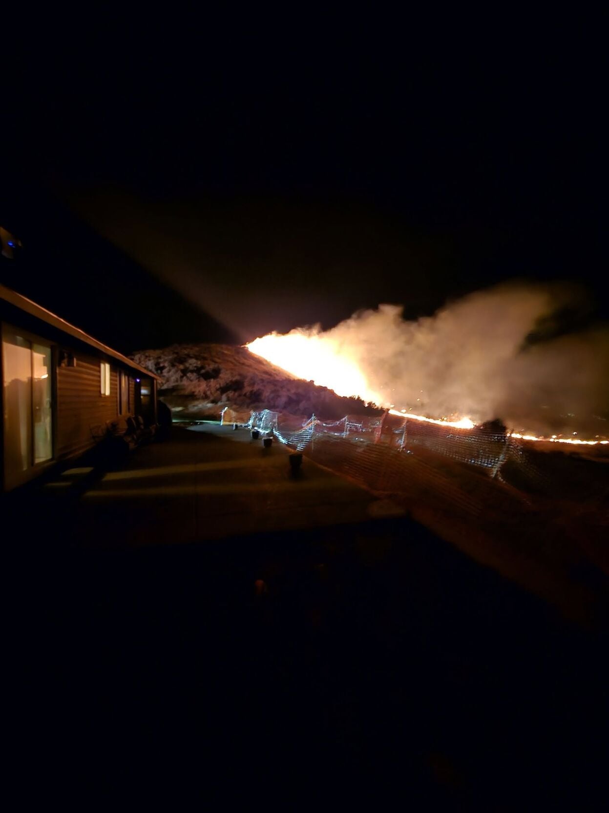 Law enforcement investigating after fireworks cause 40-acre fire near ...