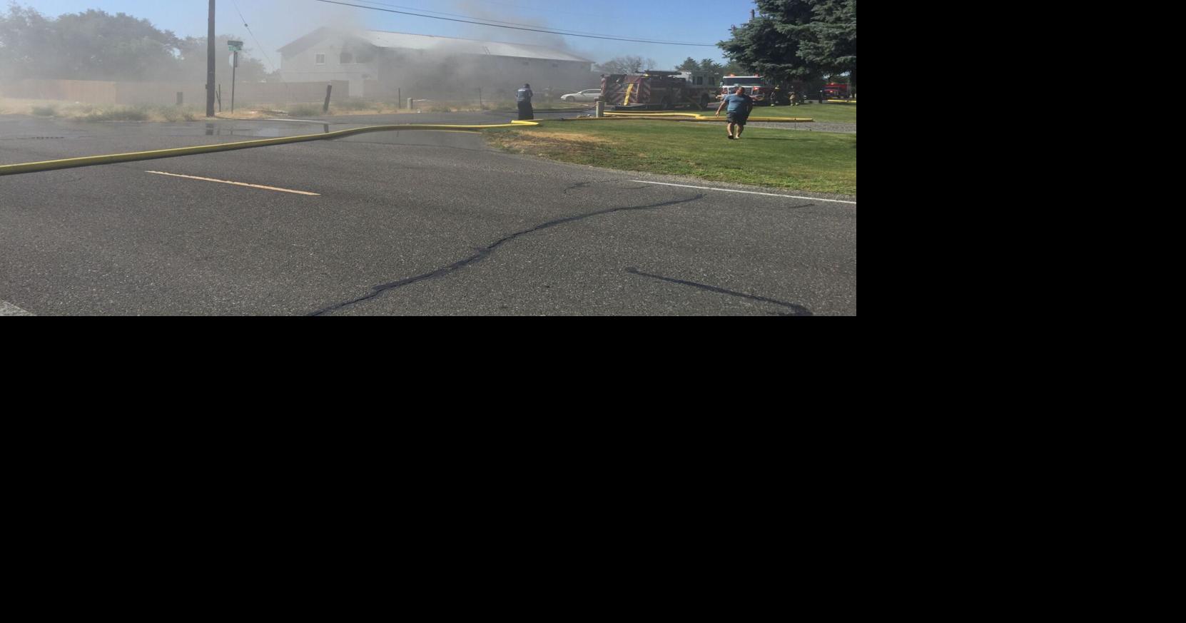 Pasco family escapes house fire as crews combat scorching conditions ...