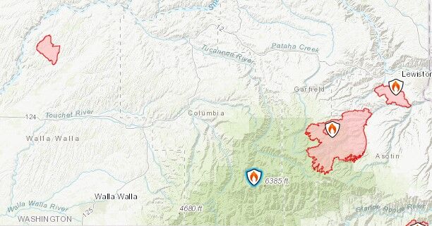 Green Ridge Fire 10% contained across 330+ acres of Umatilla National ...