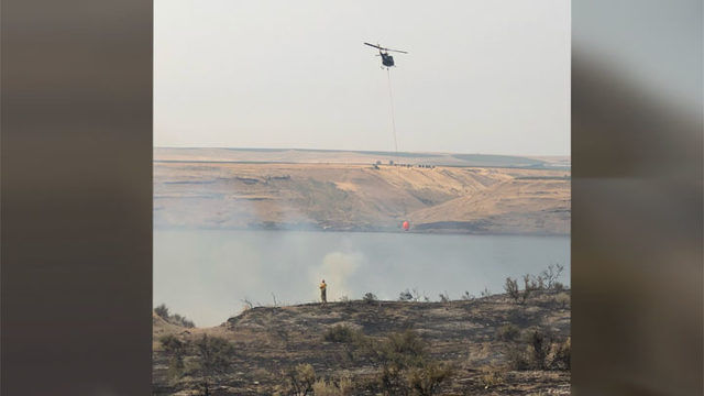 Highway 730 reopens following Lake Wallula Fire | Local News ...