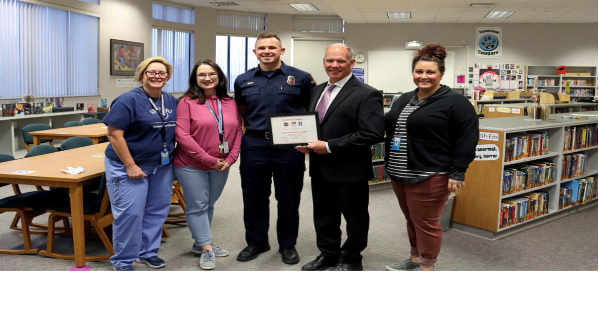 Carmichael Middle School is officially a Richland Heart safe Campus ...