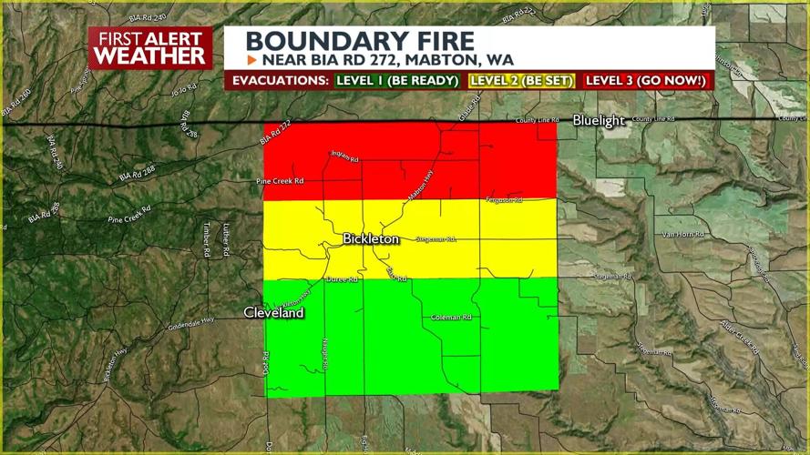 Evacuation notices lifted for grass fire southwest of Mabton | News ...