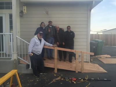 Local Veterans Build Wheelchair Ramp For Fellow Veteran They Have Never ...
