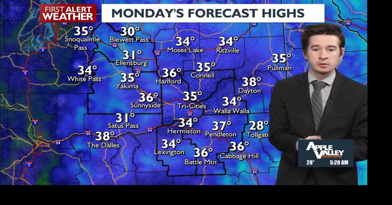 Patchy freezing fog Tuesday morning, highs in mid-30s through Thursday ...