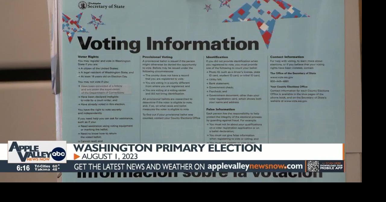 Voting in the 2023 Primary Election in Washington’s Apple Valley | News ...