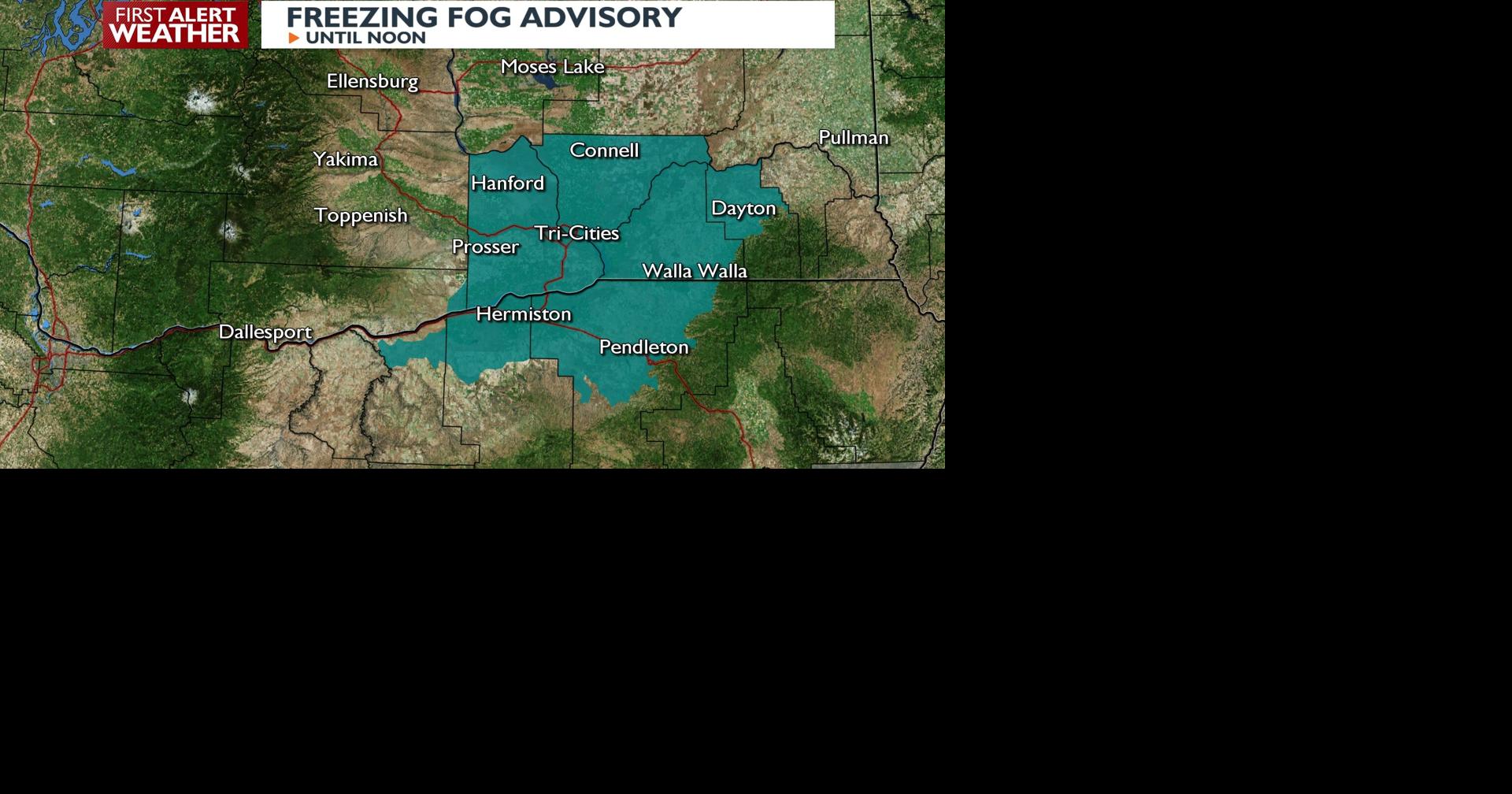 First Alert Forecast - Freezing fog takes grip for some of our areas ...