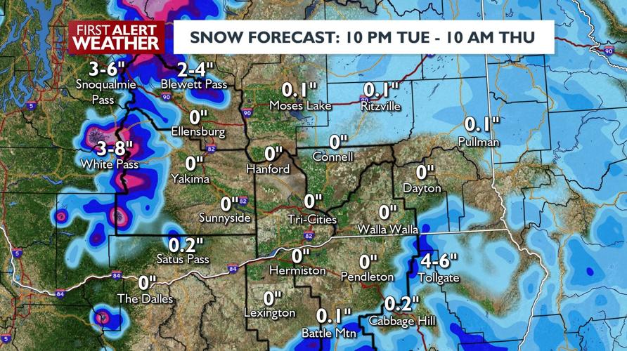 Mixed Bags of Precipitation Coming Tonight Through Friday - Snow in ...