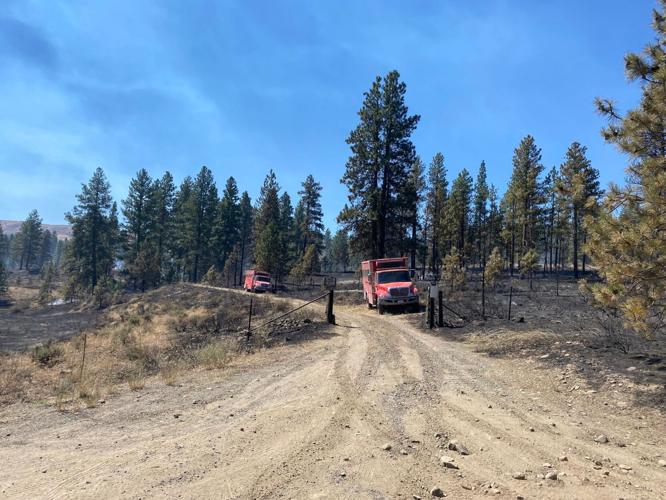 The Vantage Highway & Cow Canyon wildfires are almost completely ...