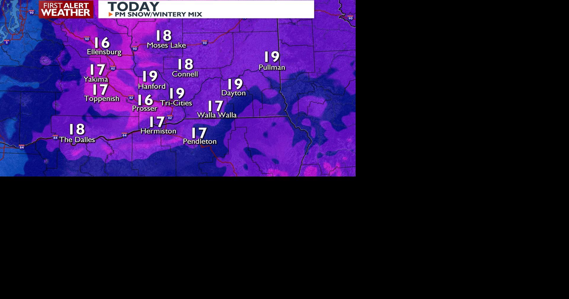 Winter Storm Alert: Heavy snowfall expected in WA Cascades and Blue ...