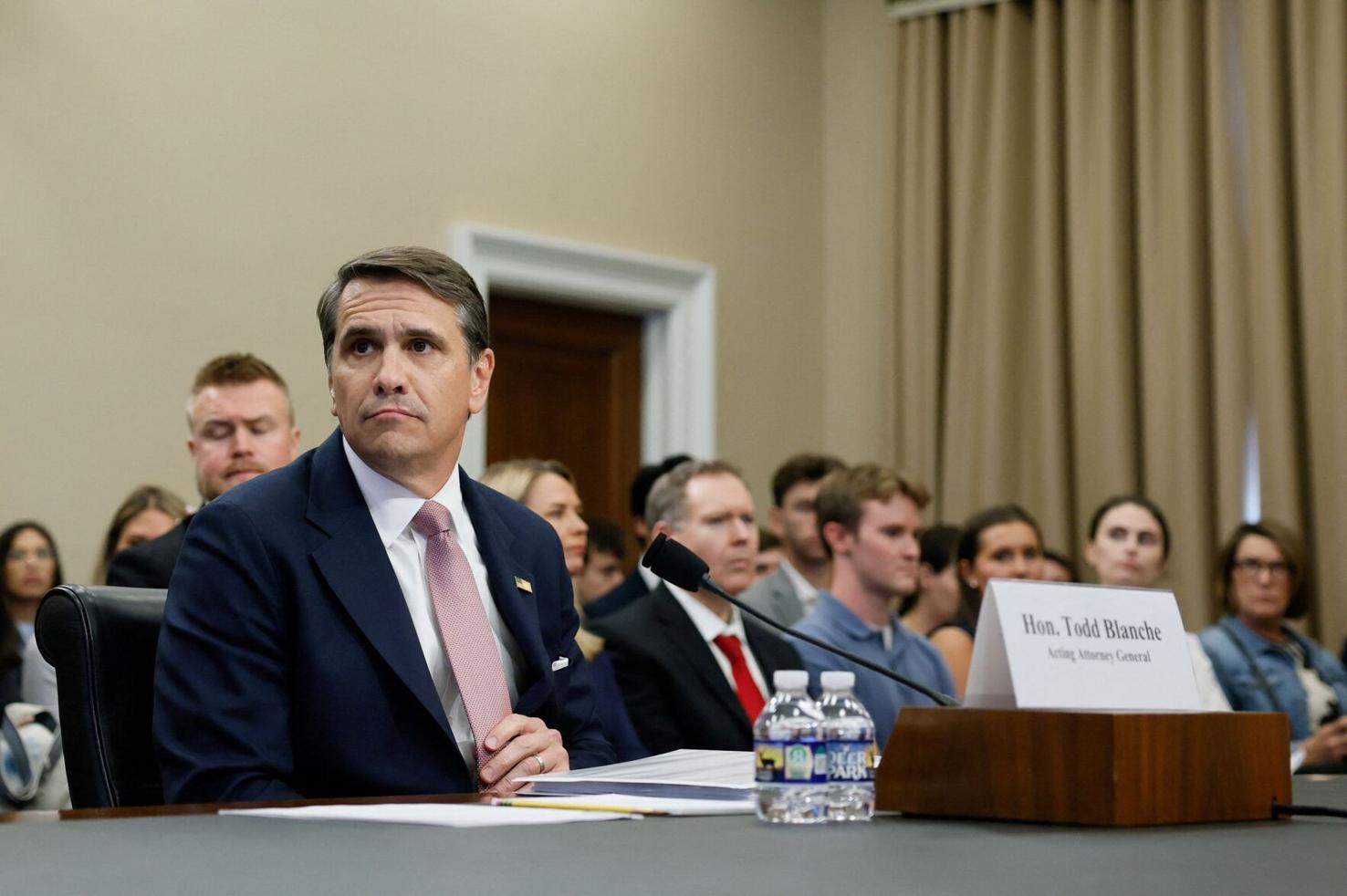 Takeaways from Blanche’s House testimony: ‘Anti-weaponization’ fund is ...