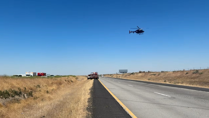 Rollover crash on HWY 395 near Mesa sends one person by helicopter to ...