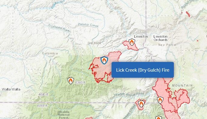 Fire Watch: Lick Creek, Elbow Creek, Green Ridge Fires span 75,000 ...