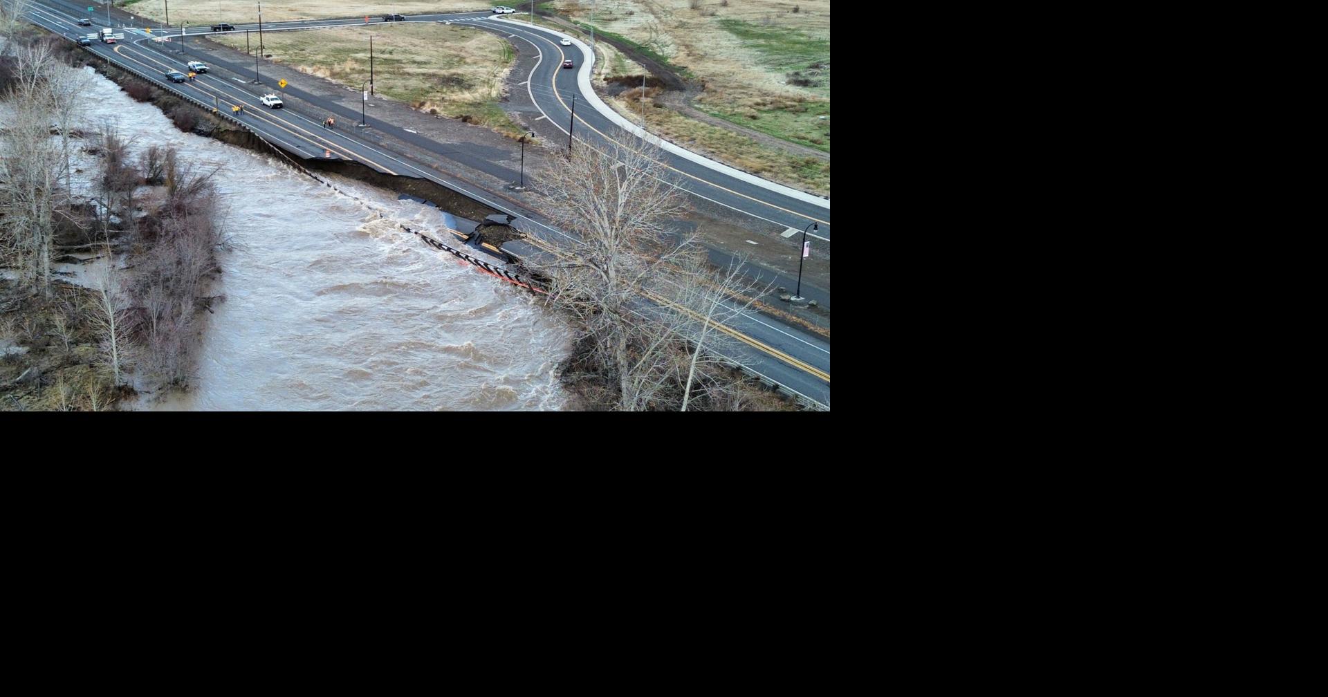 Detour in place after Highway 12 washed out near Naches due to floods ...