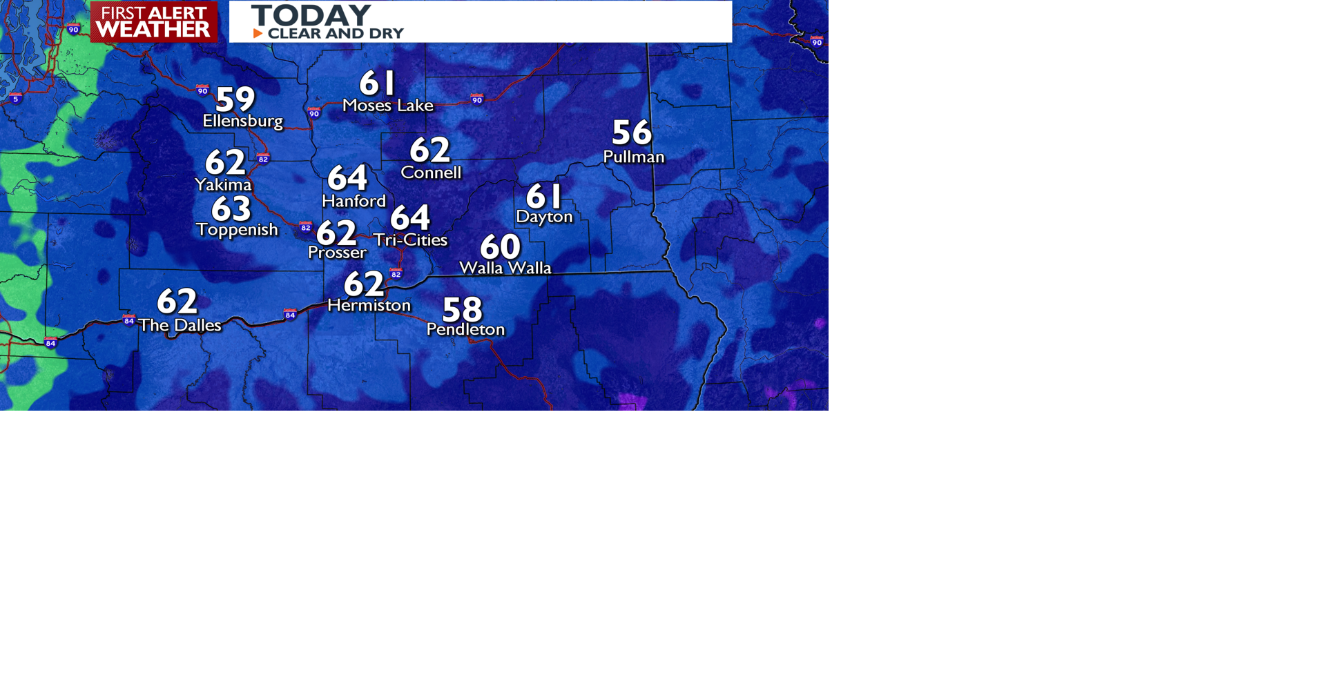 Friday Weather Forecast: Cold morning, but unrelenting sun and nice ...