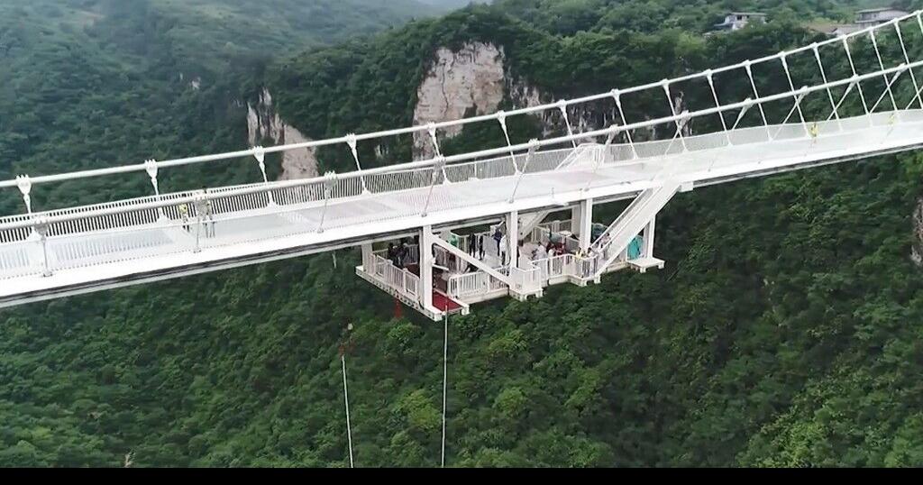World’s highest glass bridge to open world’s highest bungee jump ...