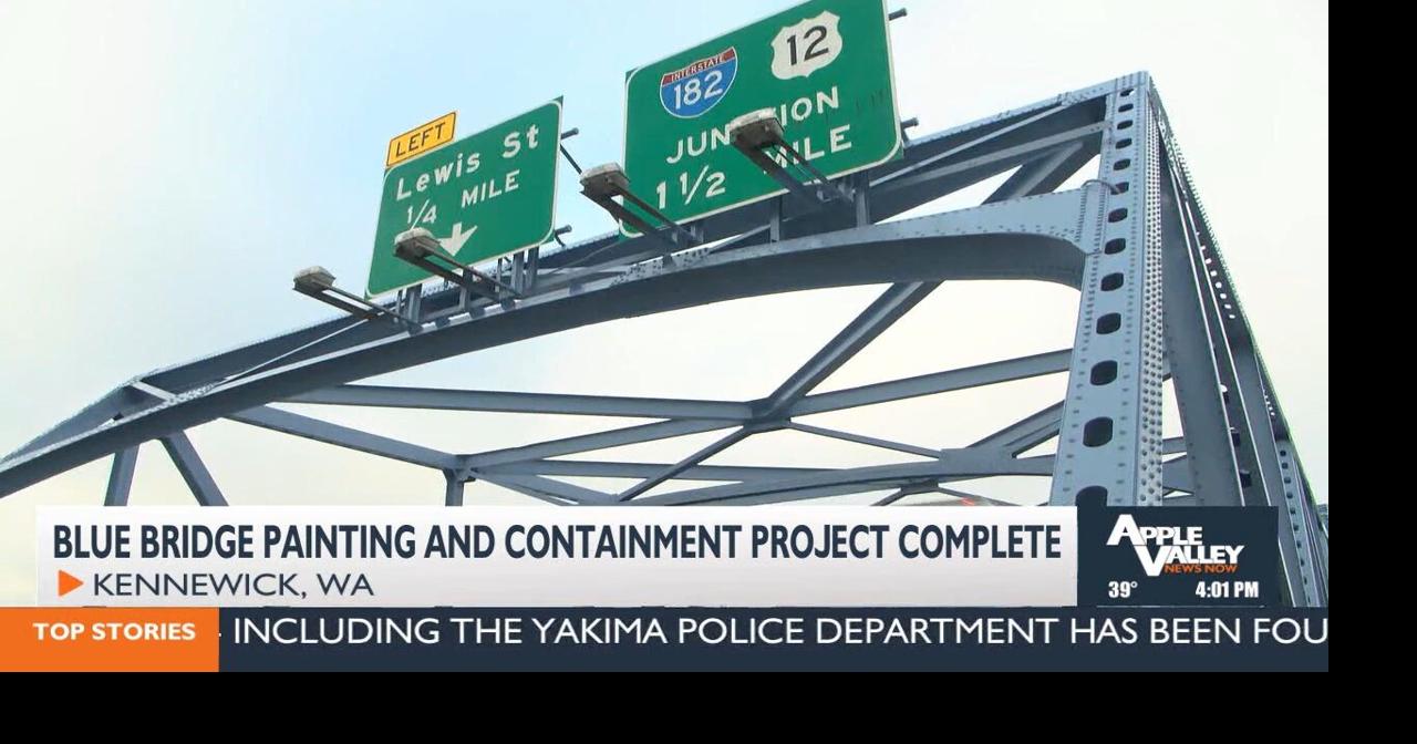 Blue Bridge painting and containment project complete, lanes back open ...
