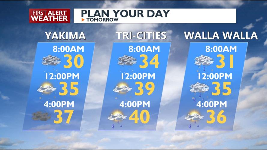 Temperature Drop Expected Tonight, Localized Snowfall up to 2 Inches in ...