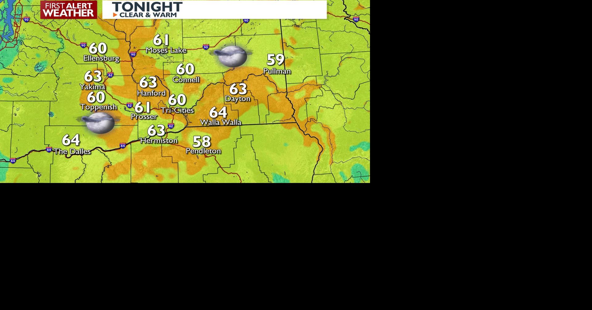 Mild Evening with Light Winds, Dry Conditions Persist. Stay Cautious ...