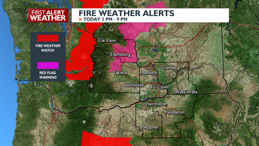 Dangerous heat & a First Alert High Impact Fire Day for Friday ...
