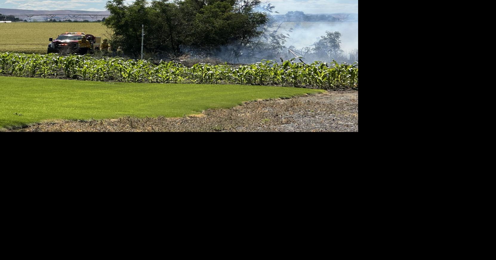Firefighters working to contain half-acre grass fire on northern Pasco ...