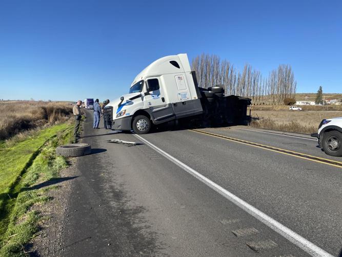 Some of State Route 17 blocked after semi tips over | News ...