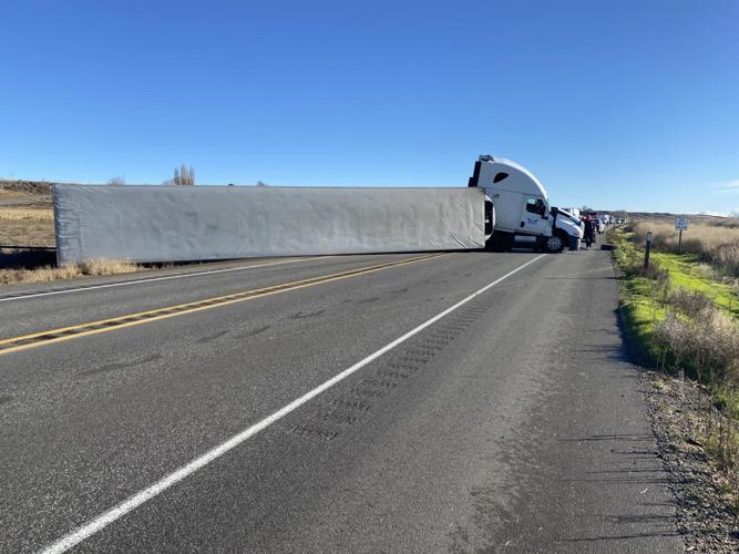 Some of State Route 17 blocked after semi tips over | News ...