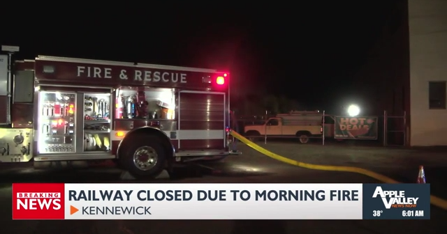 Rail fire in Kennewick prompts railway, road closures | News ...