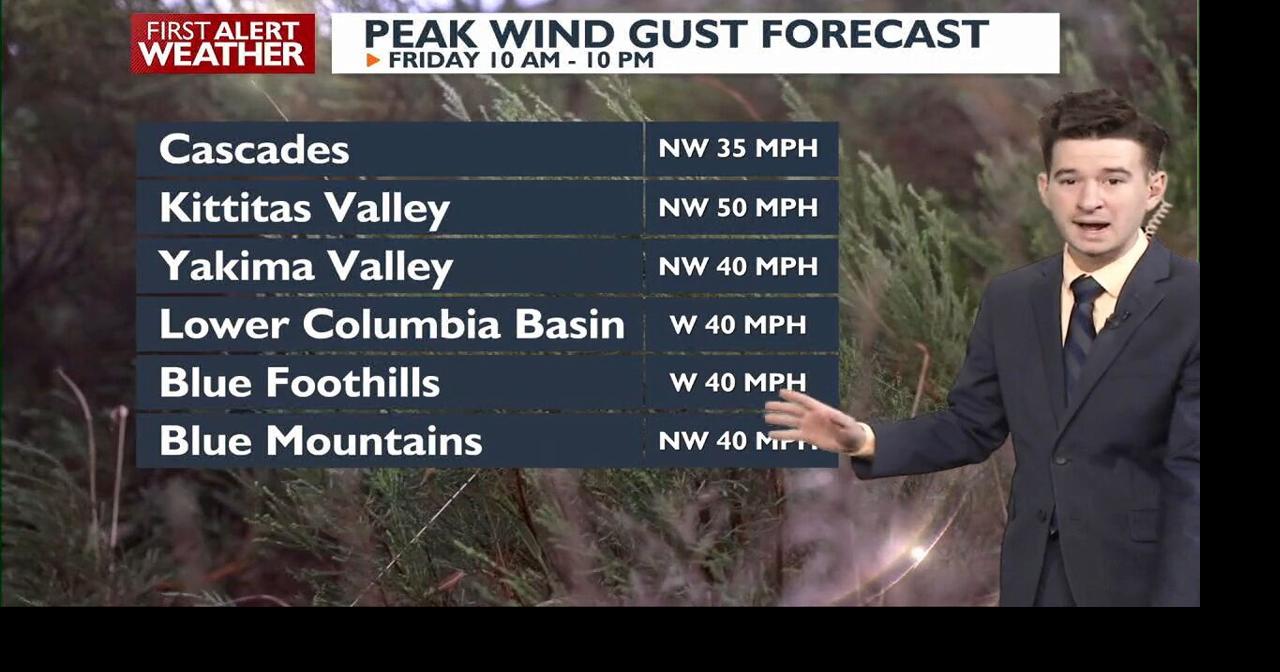 Strong wind gusts, modest mountain snow likely on Friday | News ...