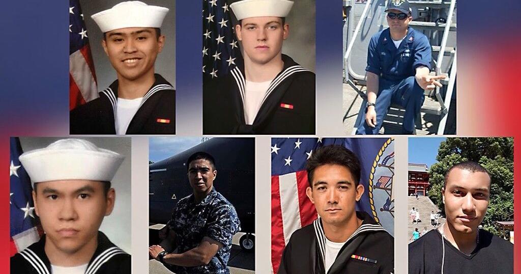 Remembering the seven USS Fitzgerald sailors | National News ...