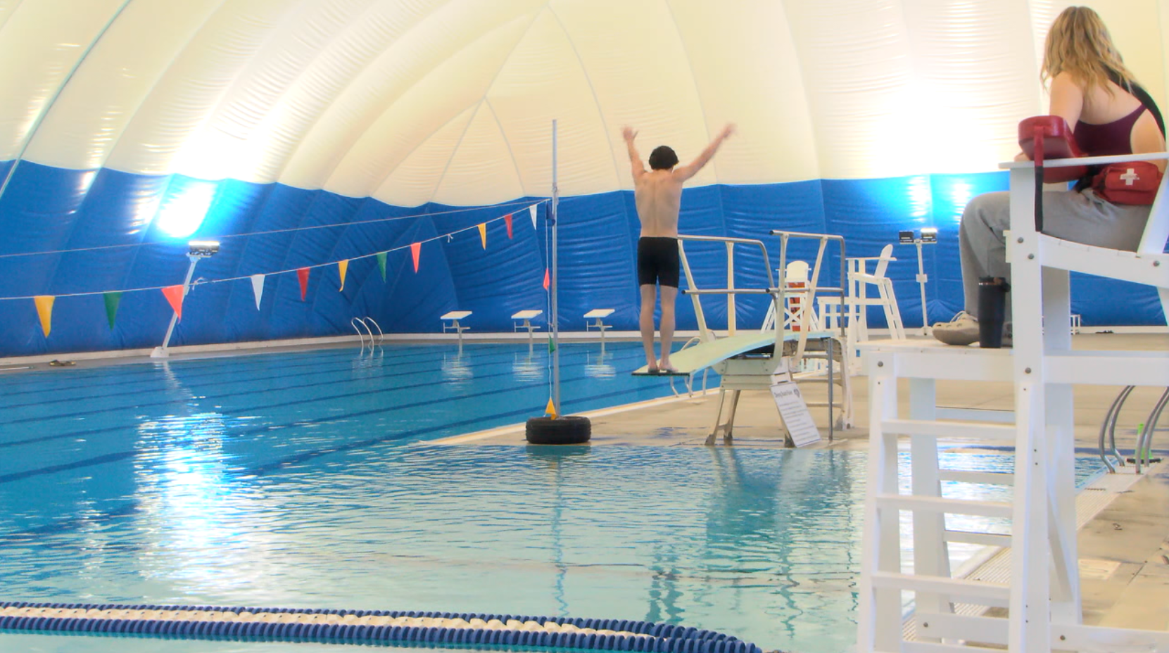 Memorial Pool dome brings local indoor swimming and diving back to Tri ...
