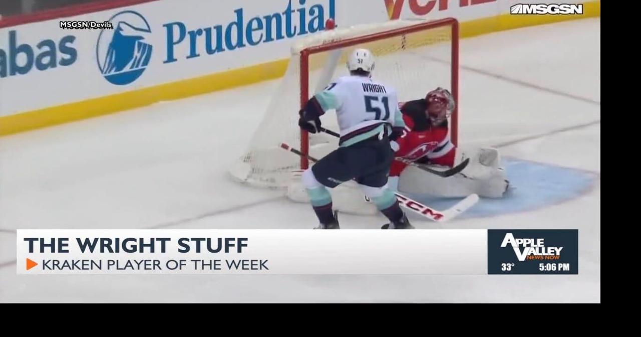 Seattle Kraken Center Shane Wright proving he has the "Wright stuff ...