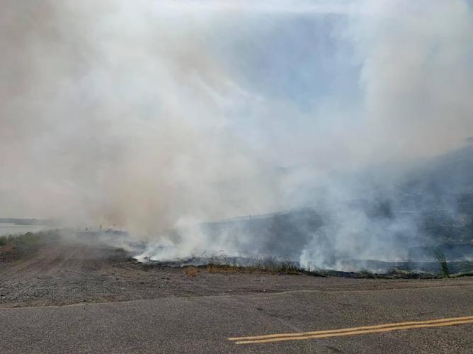 Wildfire scorches vegetation along Snake River near Levey Park | Local ...