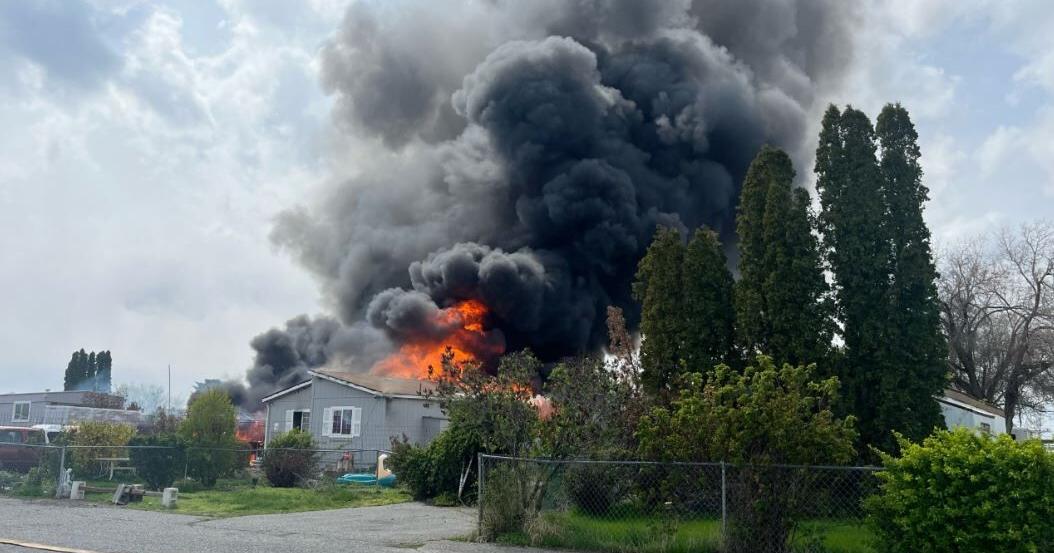 Several fire agencies on scene of Kennewick house fire, small ...