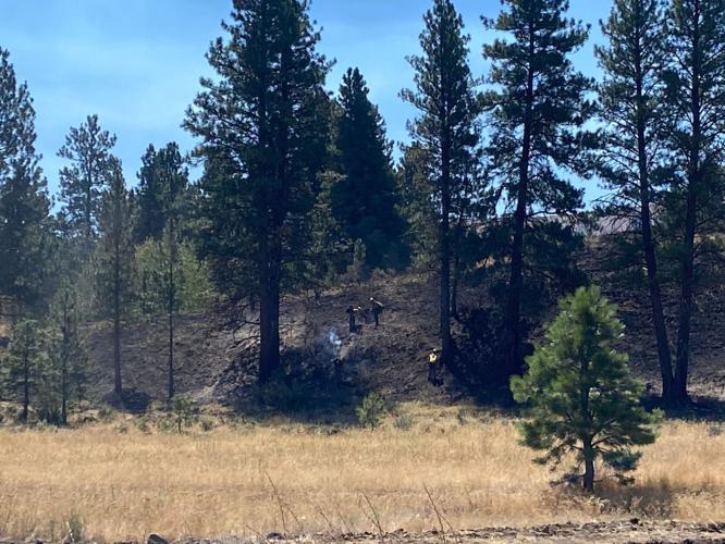 The Vantage Highway & Cow Canyon wildfires are almost completely ...