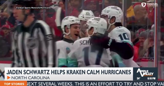 Jaden Schwartz's early goal sets the tone for Seattle Kraken's win ...