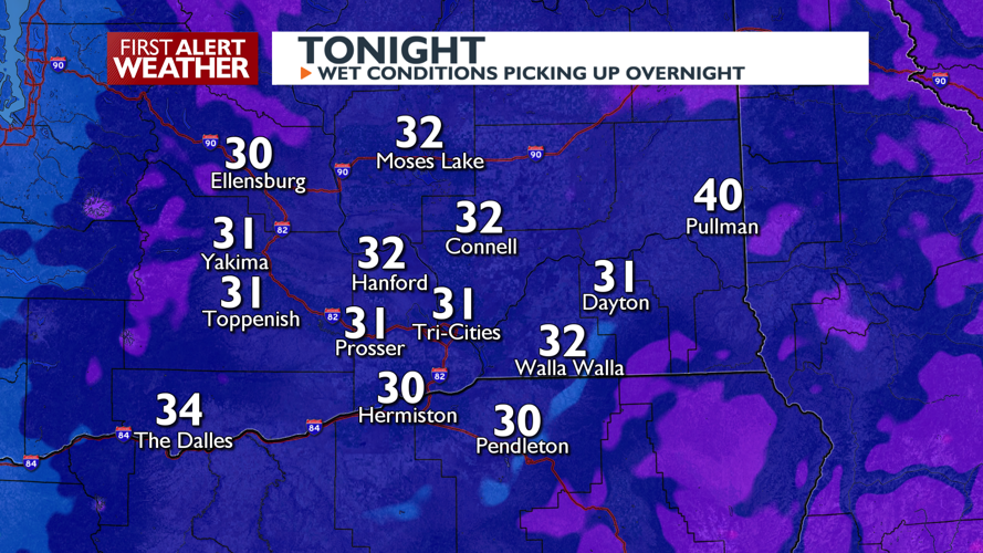 Tuesday Weather Forecast: Light showers today, more rain & warmer temps ...